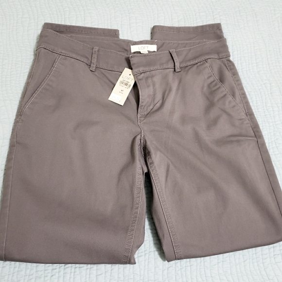 LOFT | Pants & Jumpsuits | Nwt Loft Marisa Gray Khakis | Poshmark